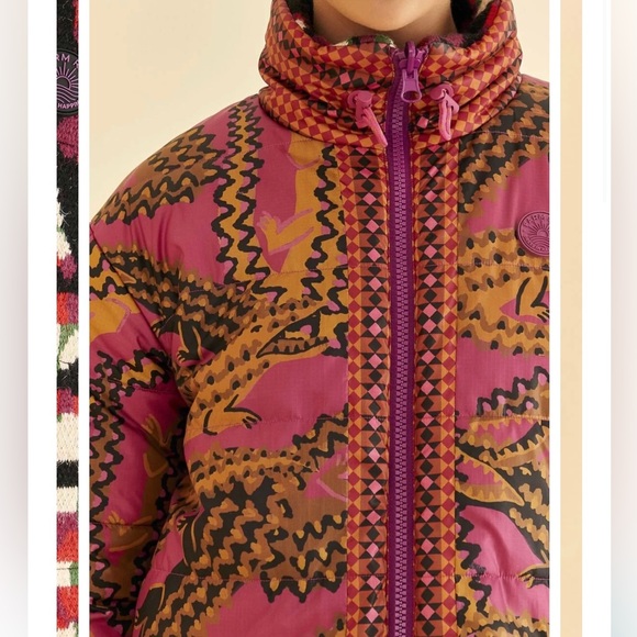 FARM Rio | Jackets & Coats | Farm Rio Reversible Puffer Jacket | Poshmark